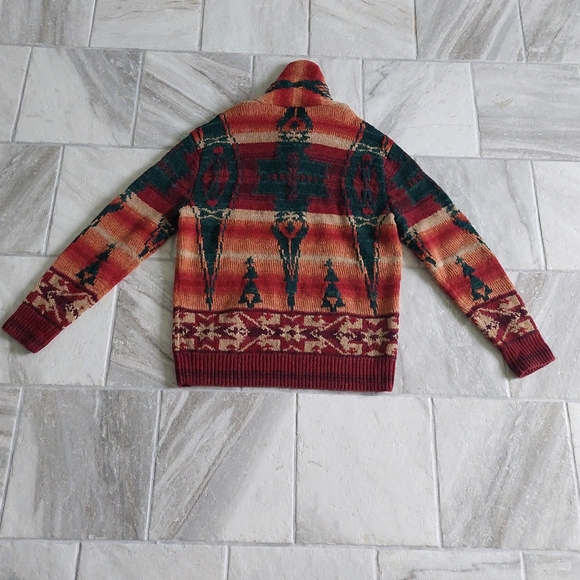 Ralph Lauren | Sweaters | Vintage Polo Country Ralph Lauren Handknit Wool Southwestern Sweater ...